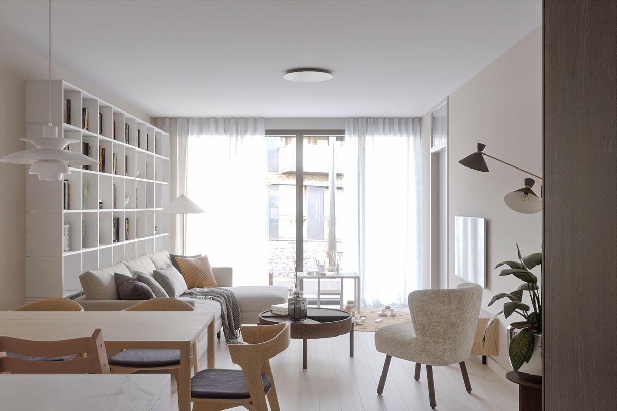 Reimagined Living Spaces: Kitchen and Living Room Transformation in ...